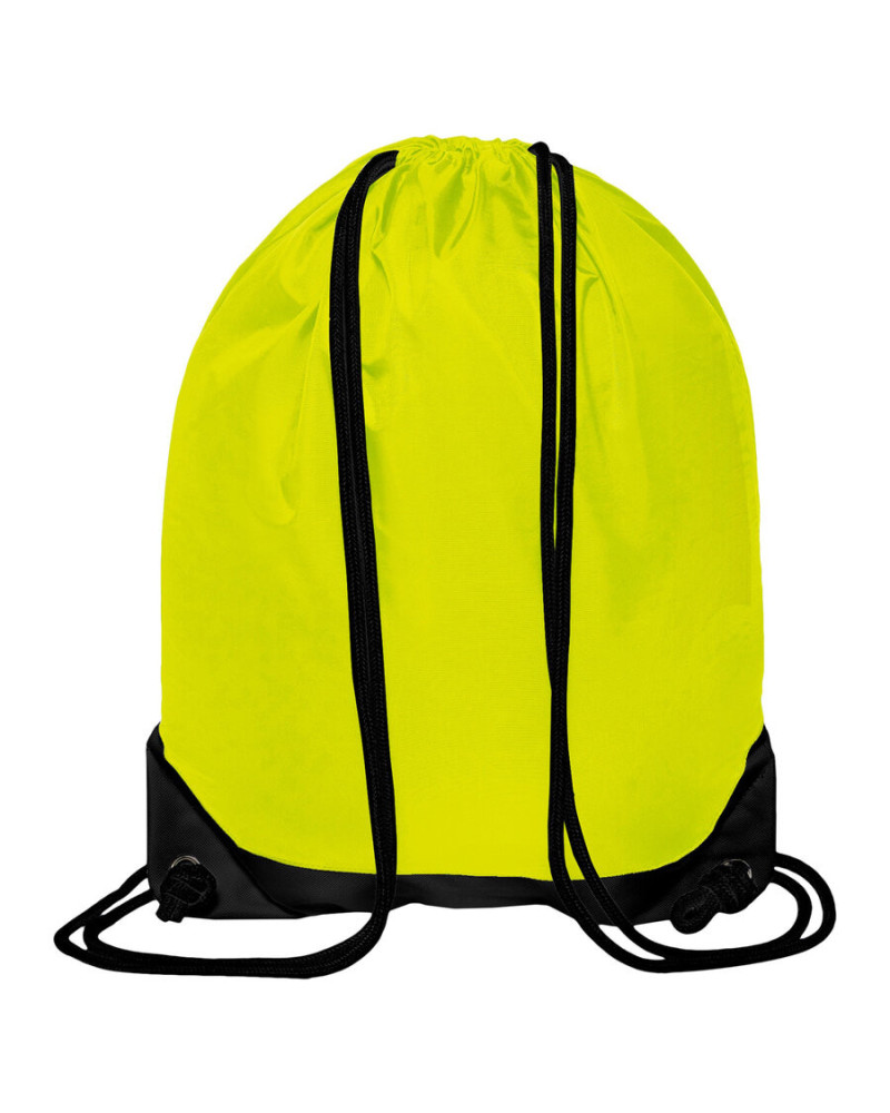 Worek sportowy Macron Campus żółty | Lekki gym sack 38x50 cm